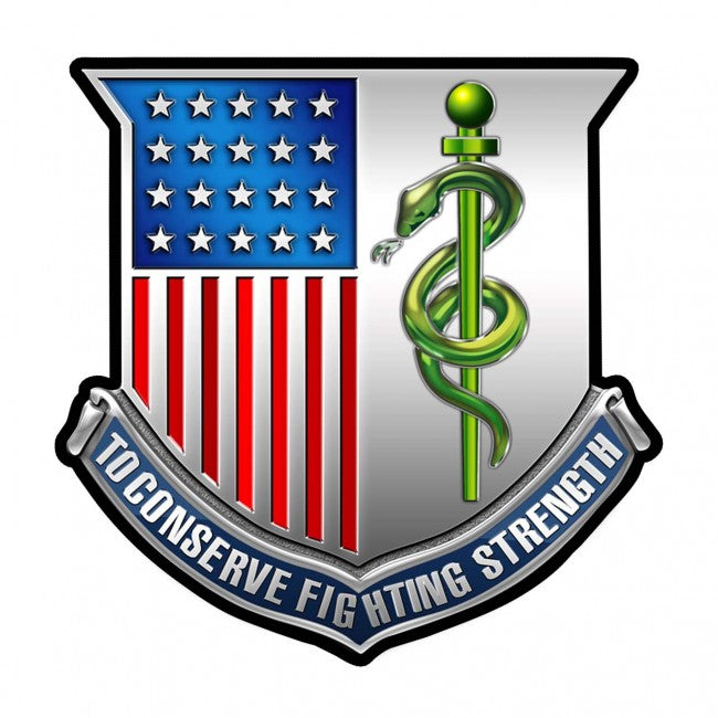 AMEDD DUI REGIMENTAL INSIGNIA All Metal Sign – Made In America Signs