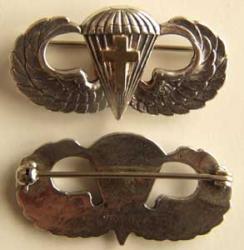 WW II Chaplain Paratrooper Wing w 14k Cross – Made In America Signs