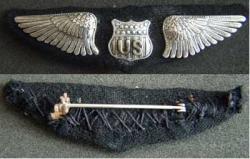 WWI Pilot Dunham Dallas Style Wing Sterling – Made In America Signs