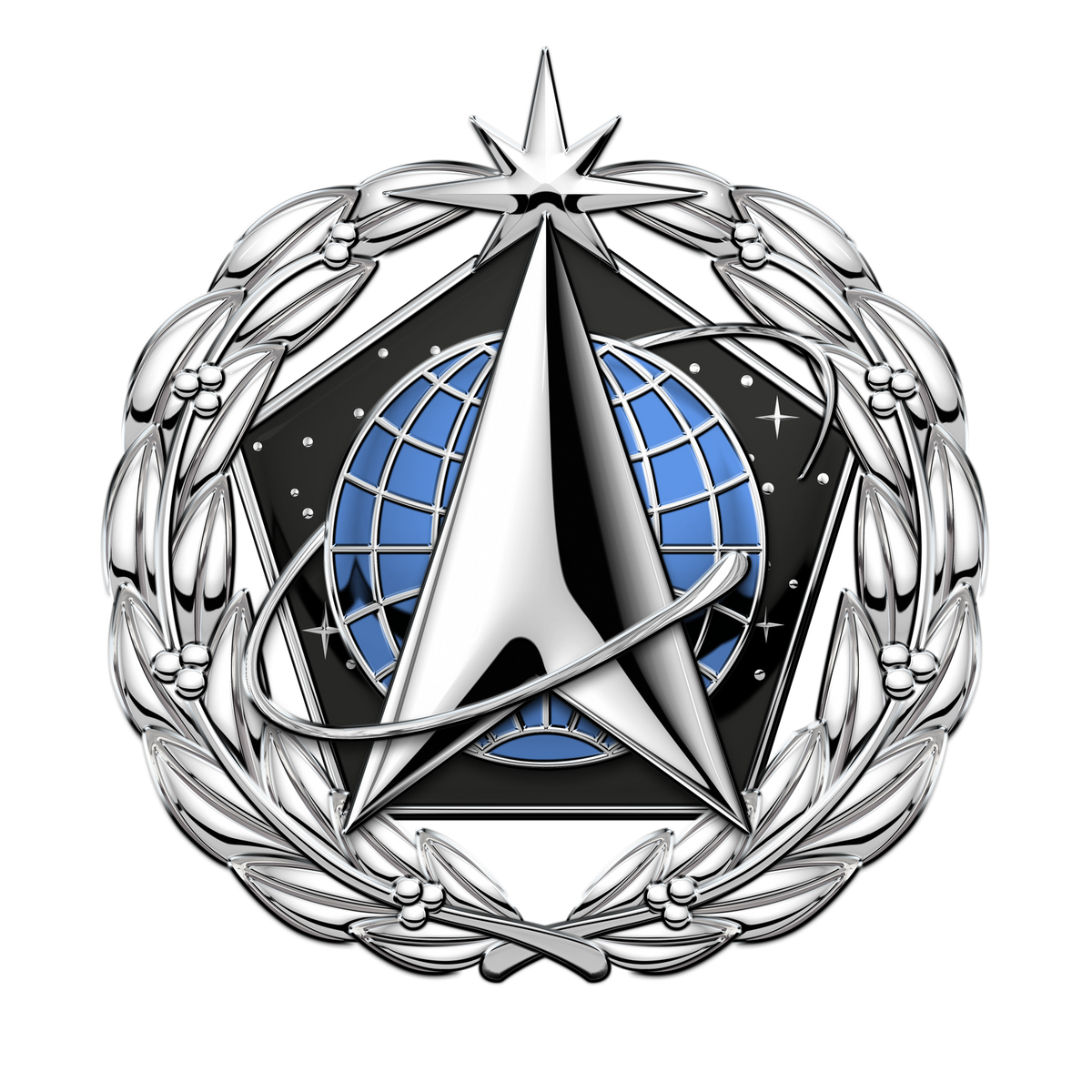 Copy of United States of America SPACE FORCE STAFF ID BADGE All Metal ...