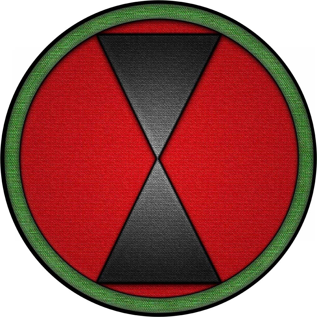 7th Infantry Division All Metal Sign – Made In America Signs