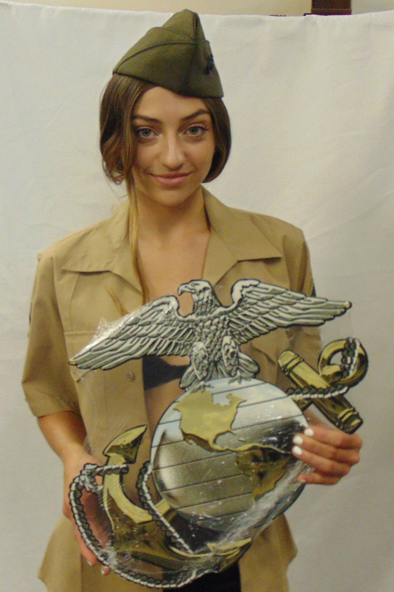 US Marine CORPS EGA (GOLD and Silver) All Metal Sign 16" x 16" – Made ...