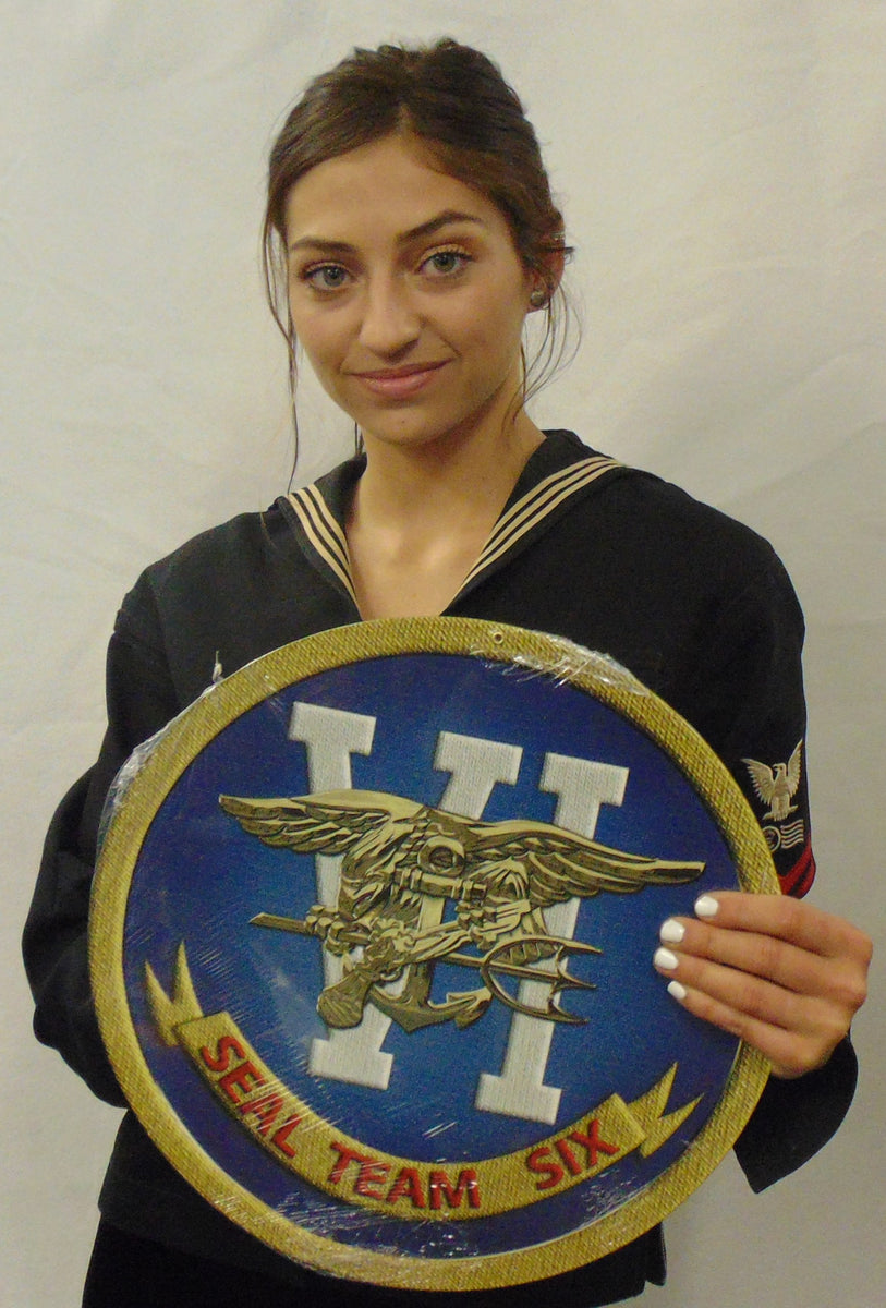 US NAVY SEAL TEAM SIX all metal Sign 14" Round – Made In America Signs