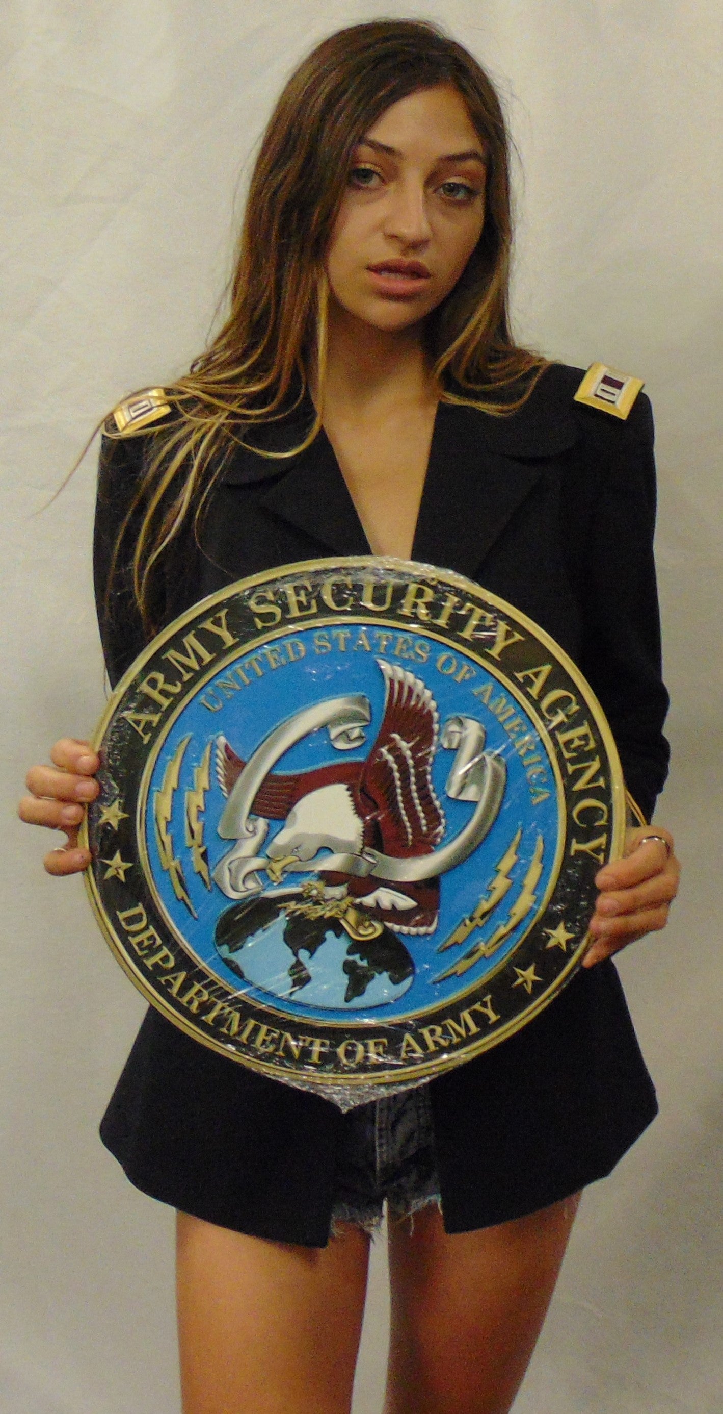 Army Security Agency Emblem All Metal Sign 14" Round – Made In America ...