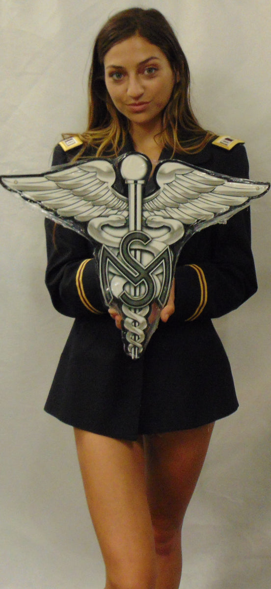 US ARMY MEDICAL SERVICES CORPS INSIGNIA All Metal Sign – Made In ...