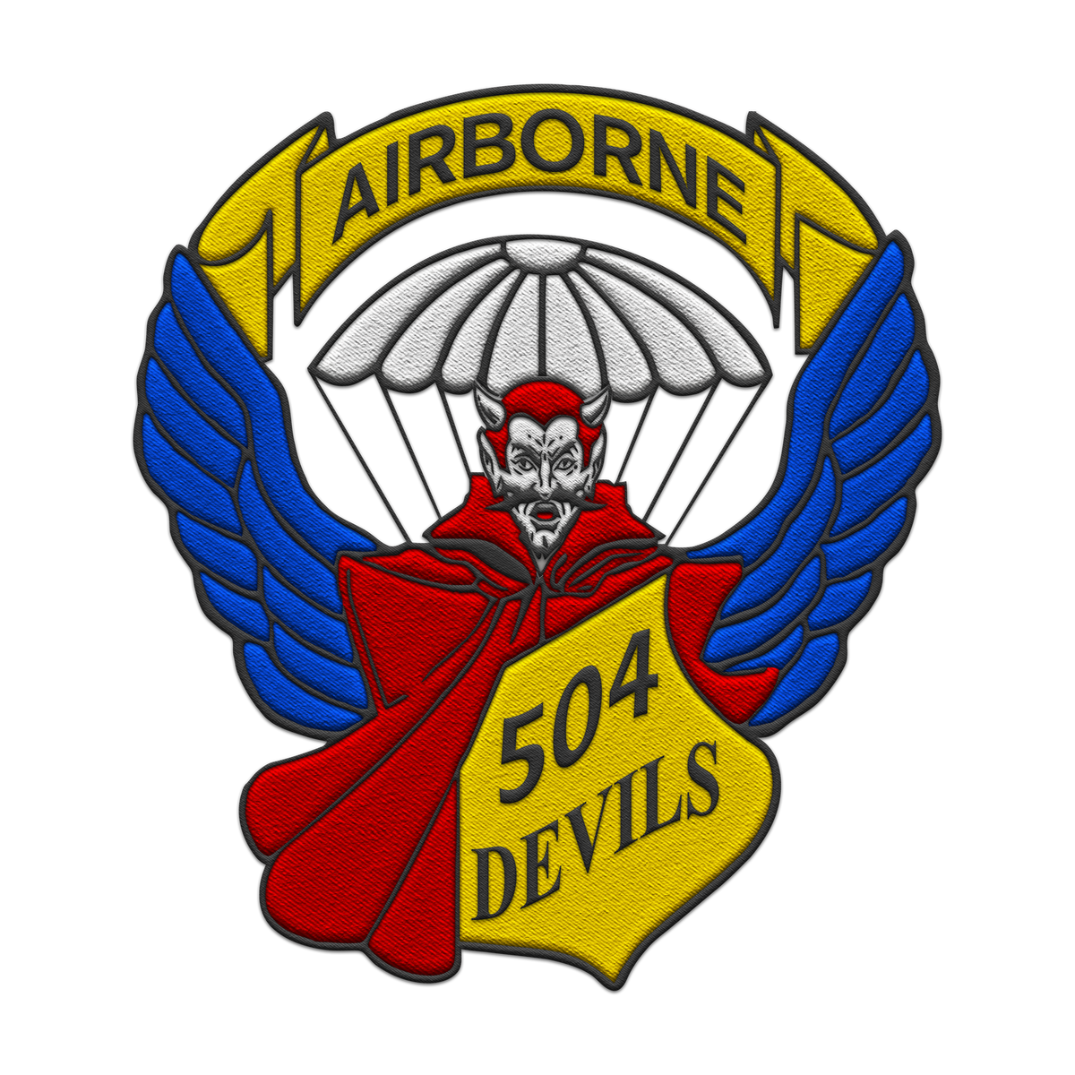 504TH INFANTRY REGIMENT DEVILS Metal Sign – Made In America Signs