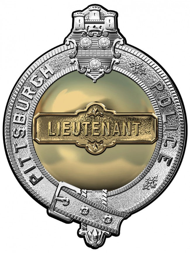 Pittsburgh Police Department (Lieutenant) Badge Metal Sign – Made In ...