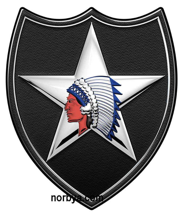 2nd Infantry Division All Metal Sign – Made In America Signs
