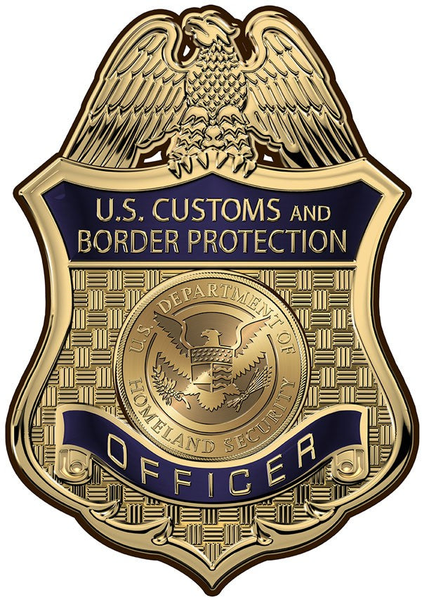 US Customs and Border Protection Agent All Metal Sign – Made In America ...