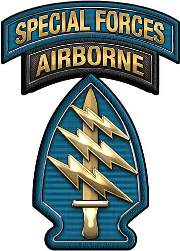 Special Forces SSI Metal Sign (Small) – Made In America Signs