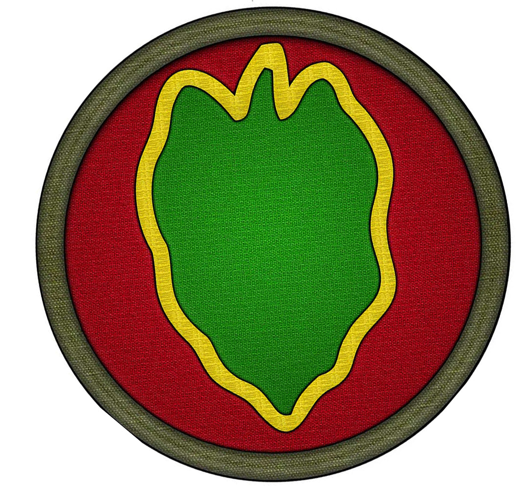 24th Infantry Division 14" Round Metal Sign – Made In America Signs