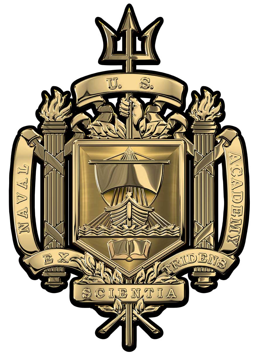 naval academy logo vector