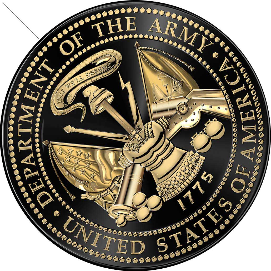 Us Army Seal Logo US Army – Plates Round 9″ Army Seal 8 Pack